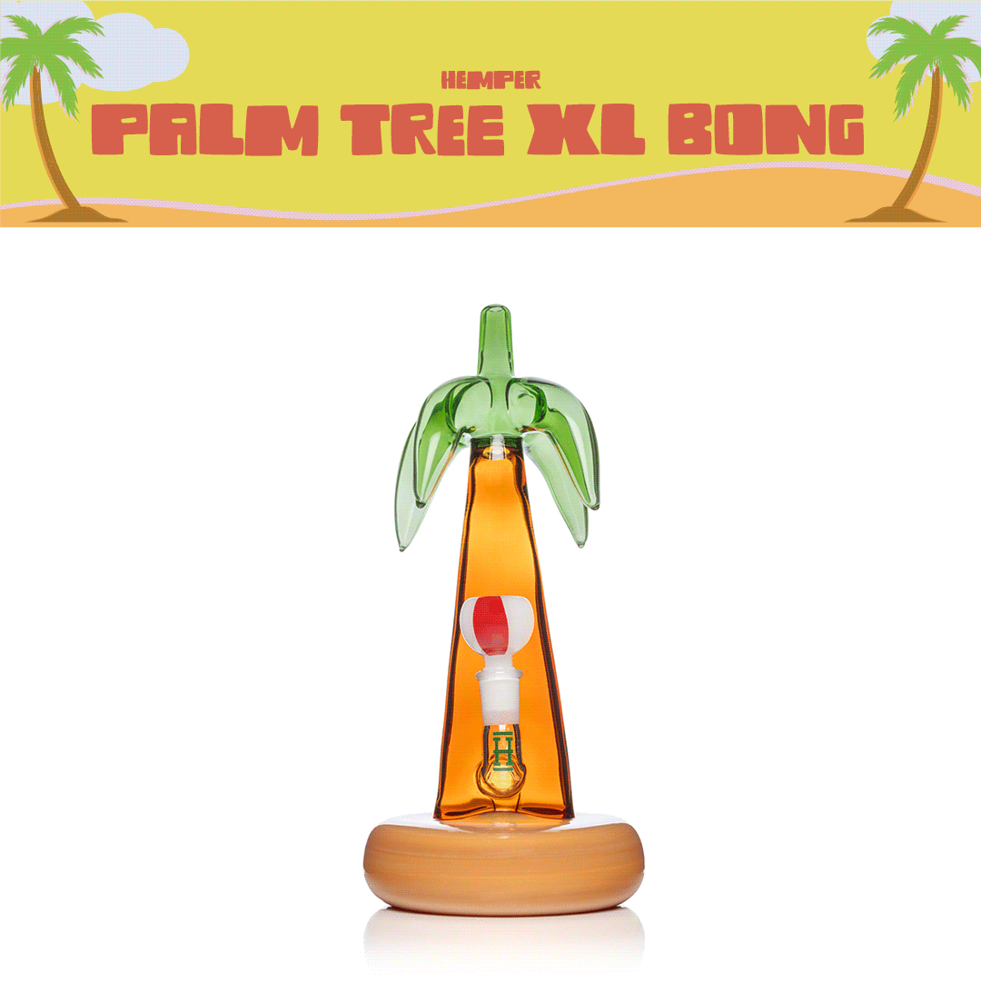HEMPER - Palm Tree XL Bong | Beach Box