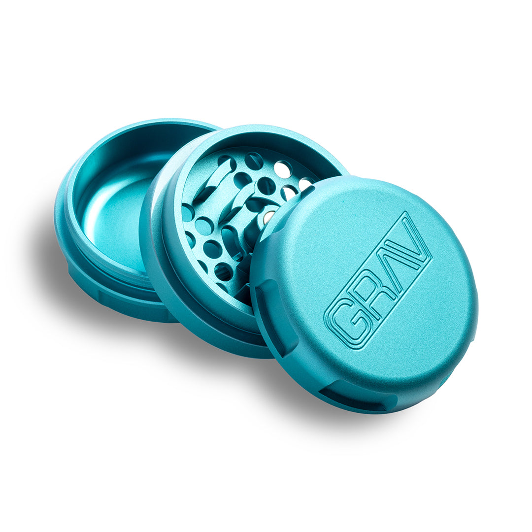 GRAV - Aluminum Herb Grinder | 3-Piece 1.25" Size - HEMPER