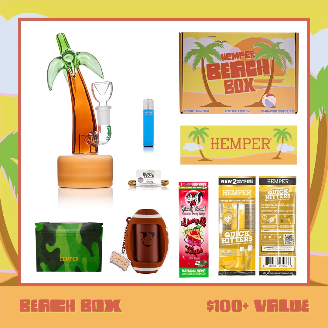 Subscribe to The Hemper Palm Tree Bong | Beach Box - HEMPER