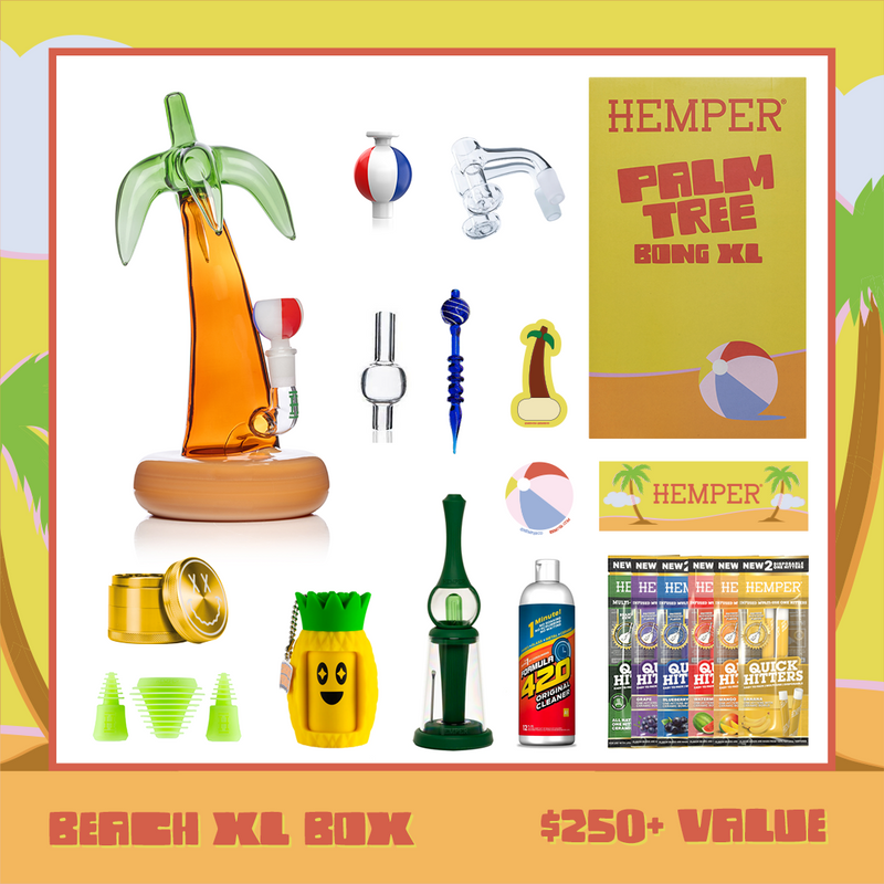 HEMPER - Palm Tree XL Bong | Beach Box
