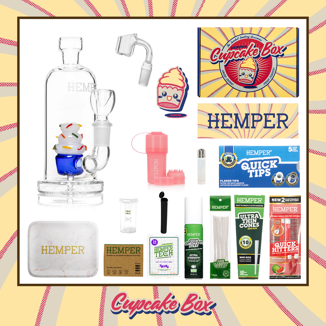 HEMPER - Cupcake Bong Box