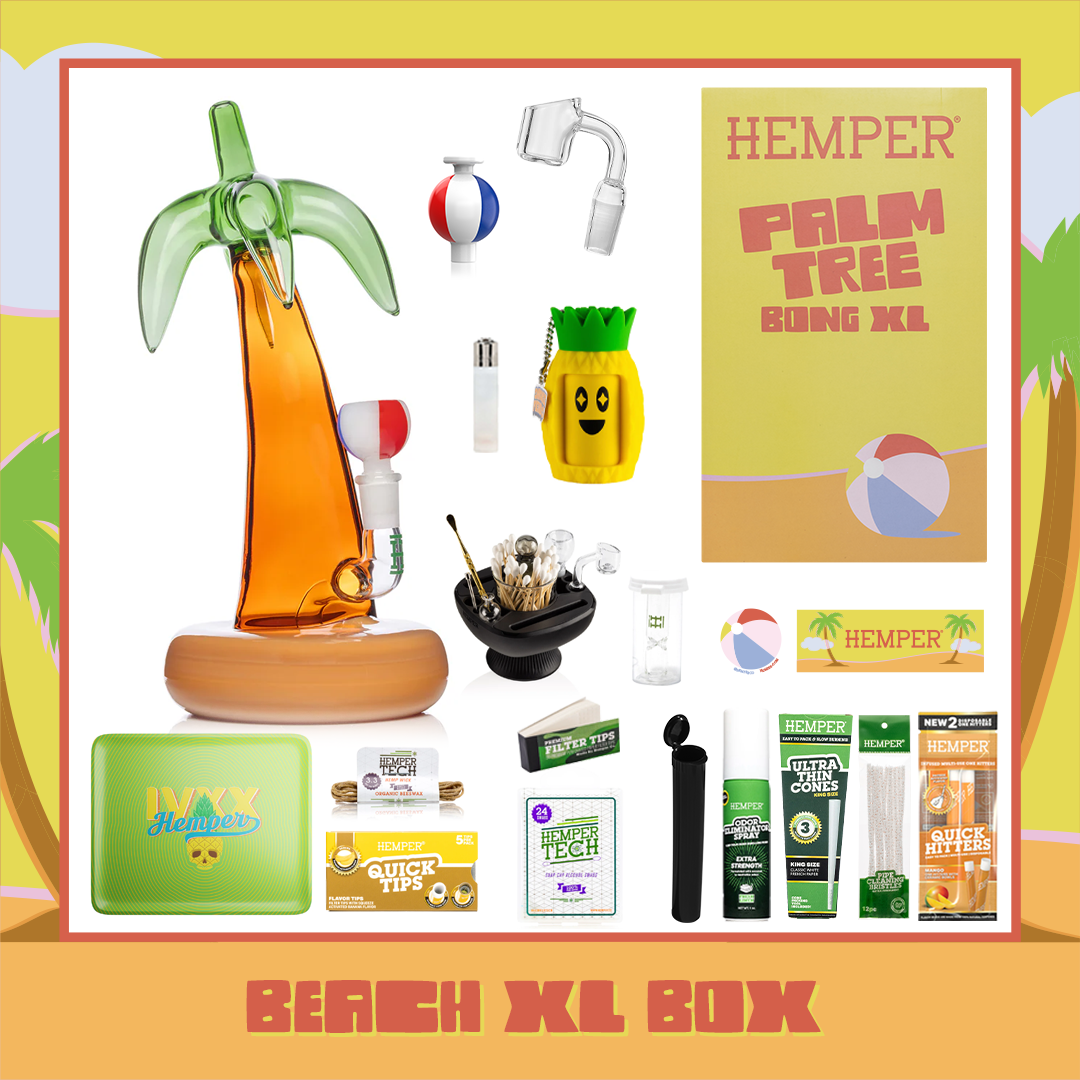 HEMPER - Palm Tree XL Bong | Beach Box