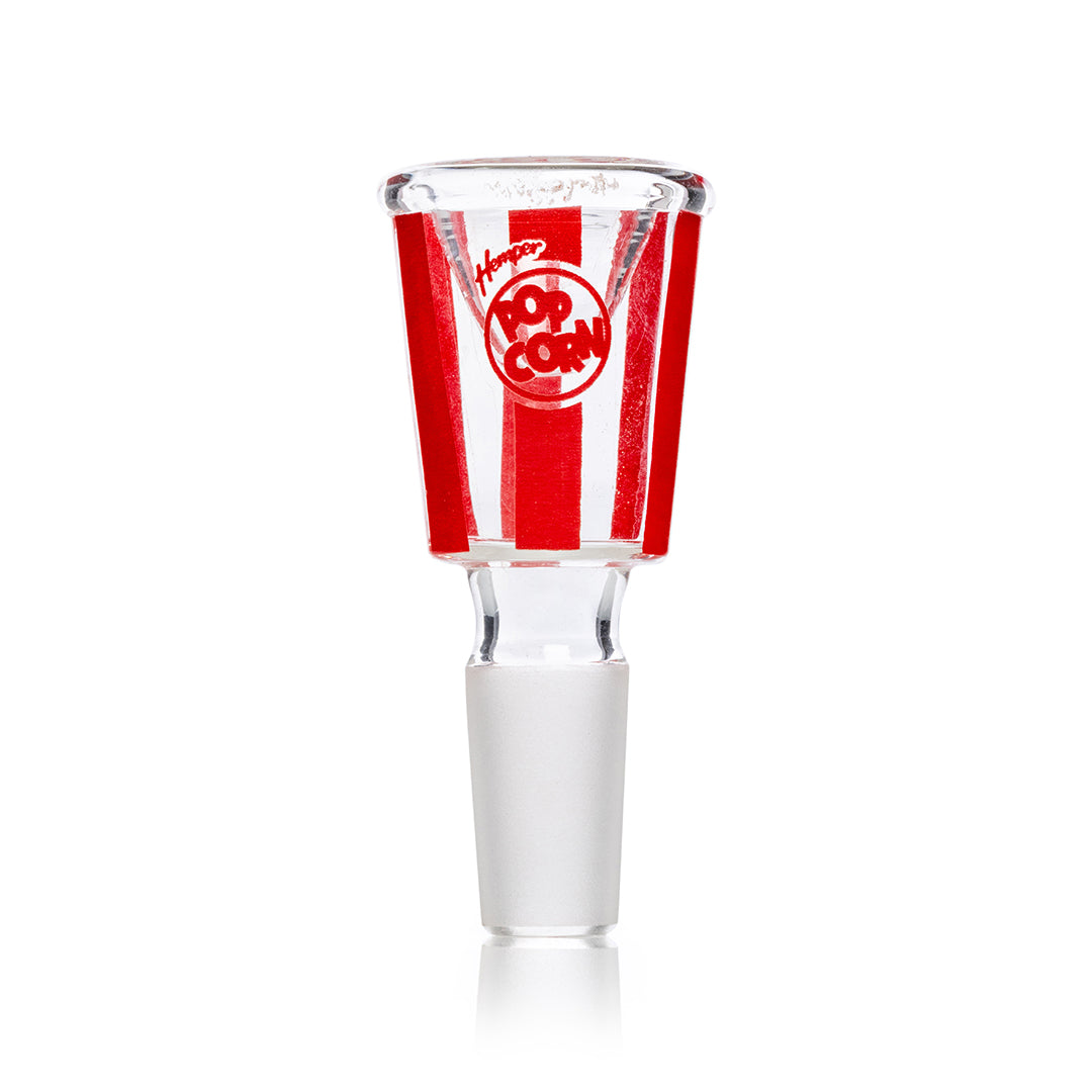 Popcorn Glass Flower Bowl | 14mm Male Joint - HEMPER