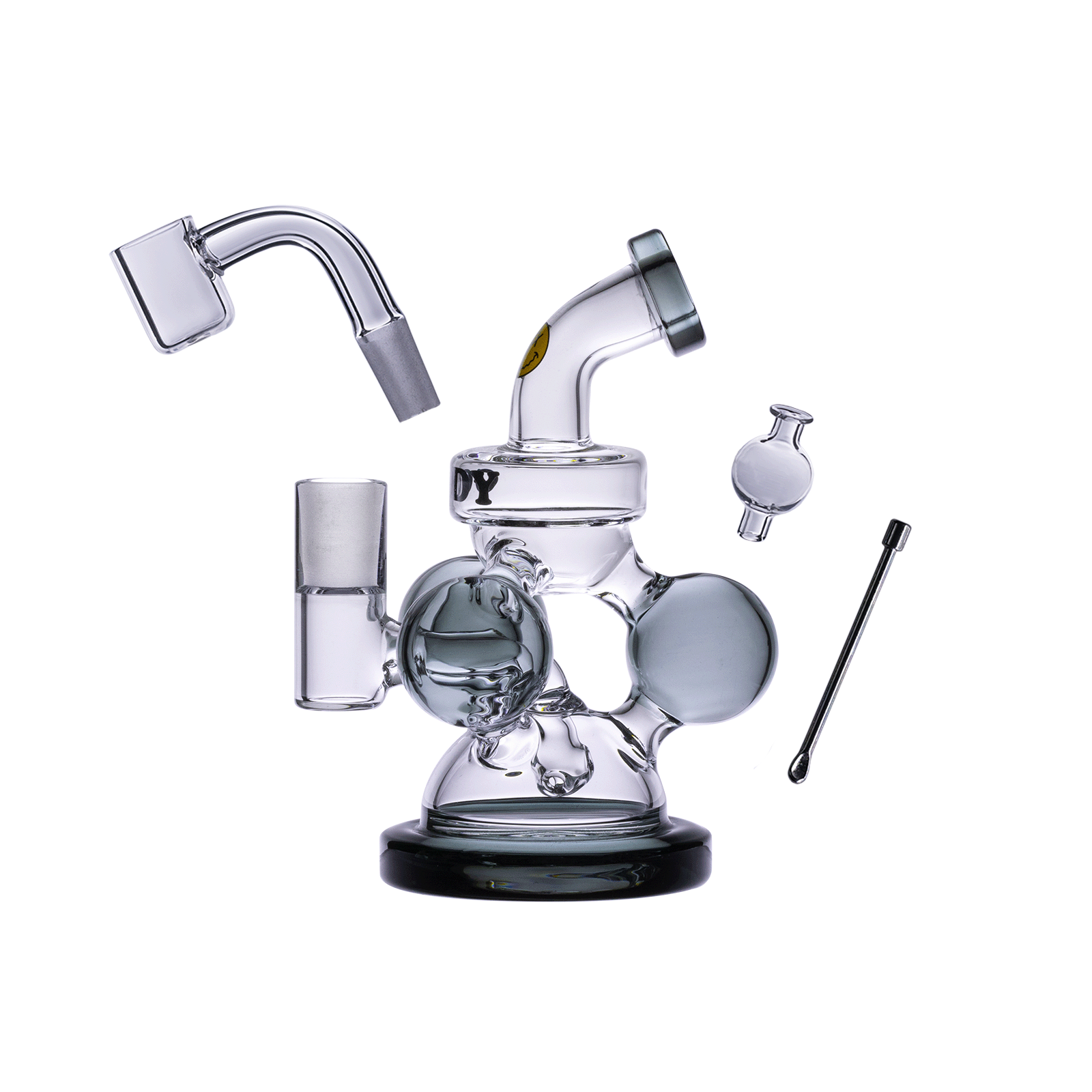 Goody Glass - Atom Mini Dab Rig 4-Piece Kit - HEMPER