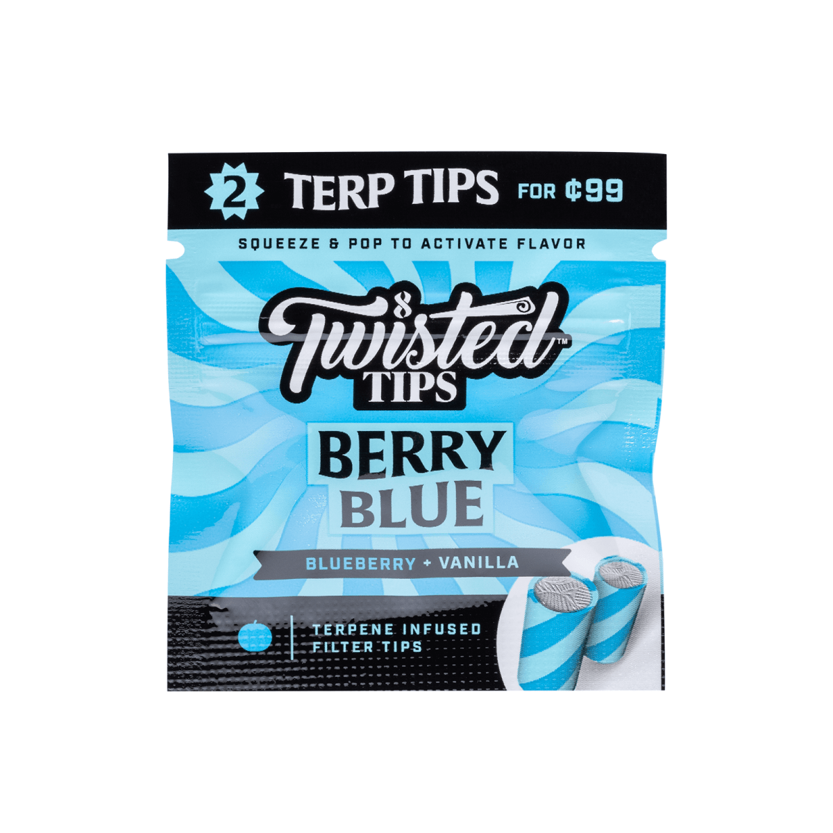 Twisted Hemp - Terpene Infused Filter Tips - HEMPER