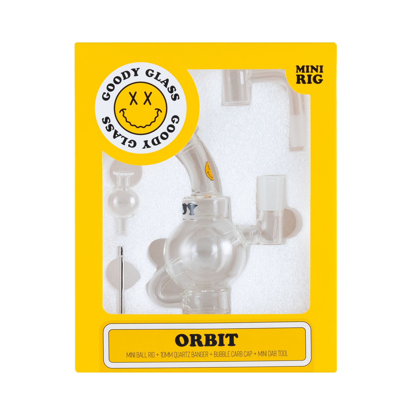 Goody Glass - Orbit Mini Dab Rig 4-Piece Kit - HEMPER