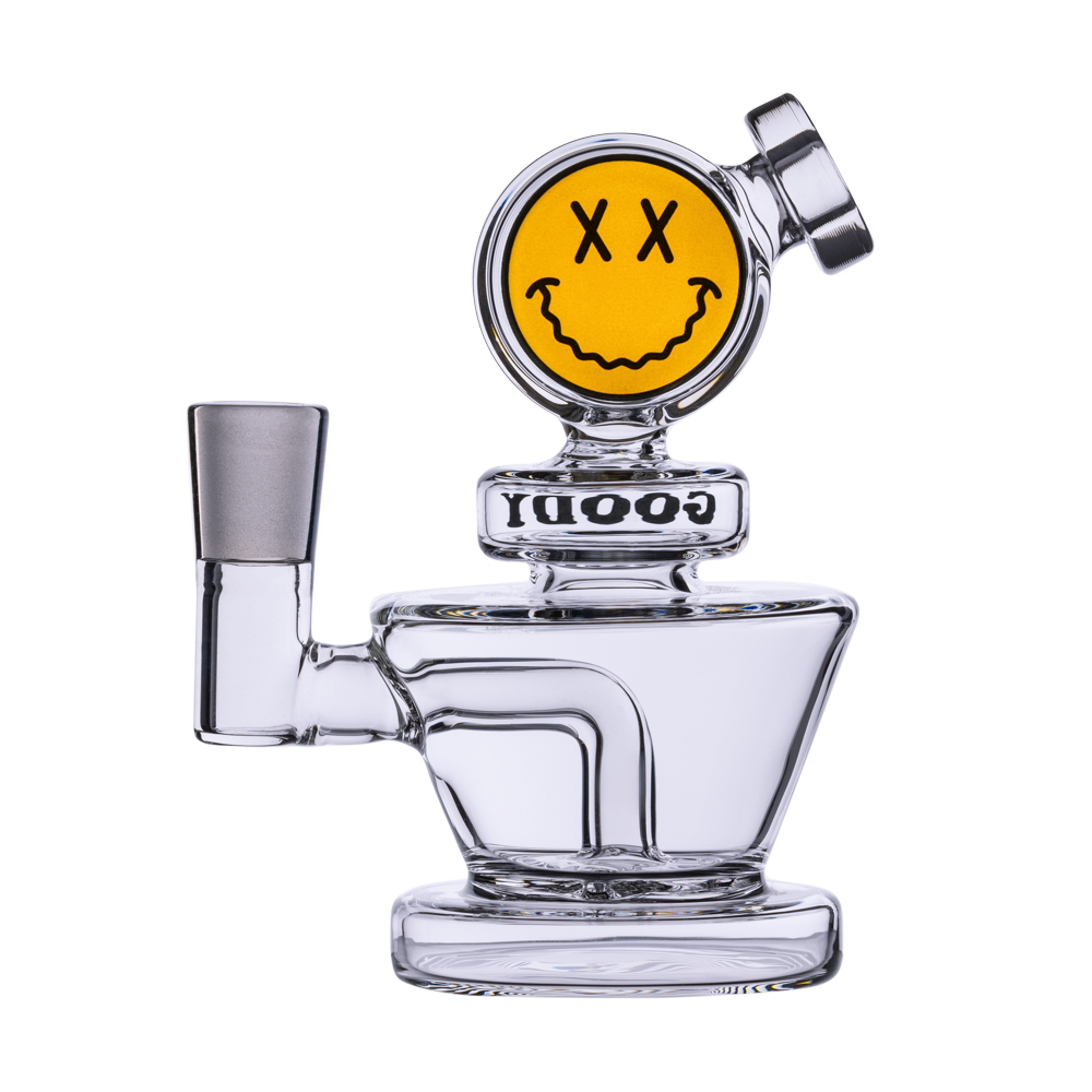 Goody Glass - Big Face Mini Dab Rig 4-Piece Kit - HEMPER