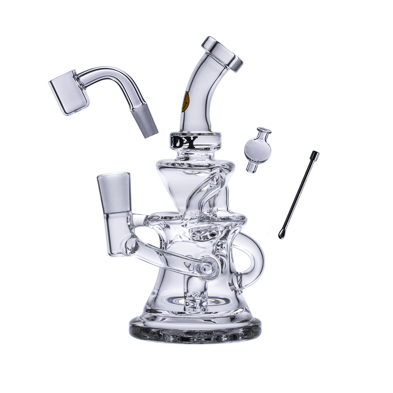 Goody Glass - Miss Swiss Mini Dab Rig 4-Piece Kit - HEMPER