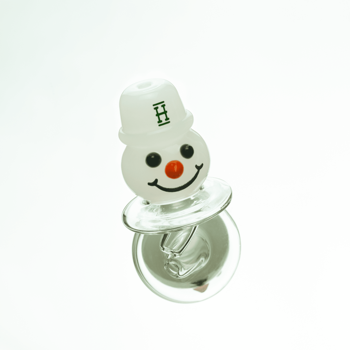 Snowman Glass Carb Cap – HEMPER