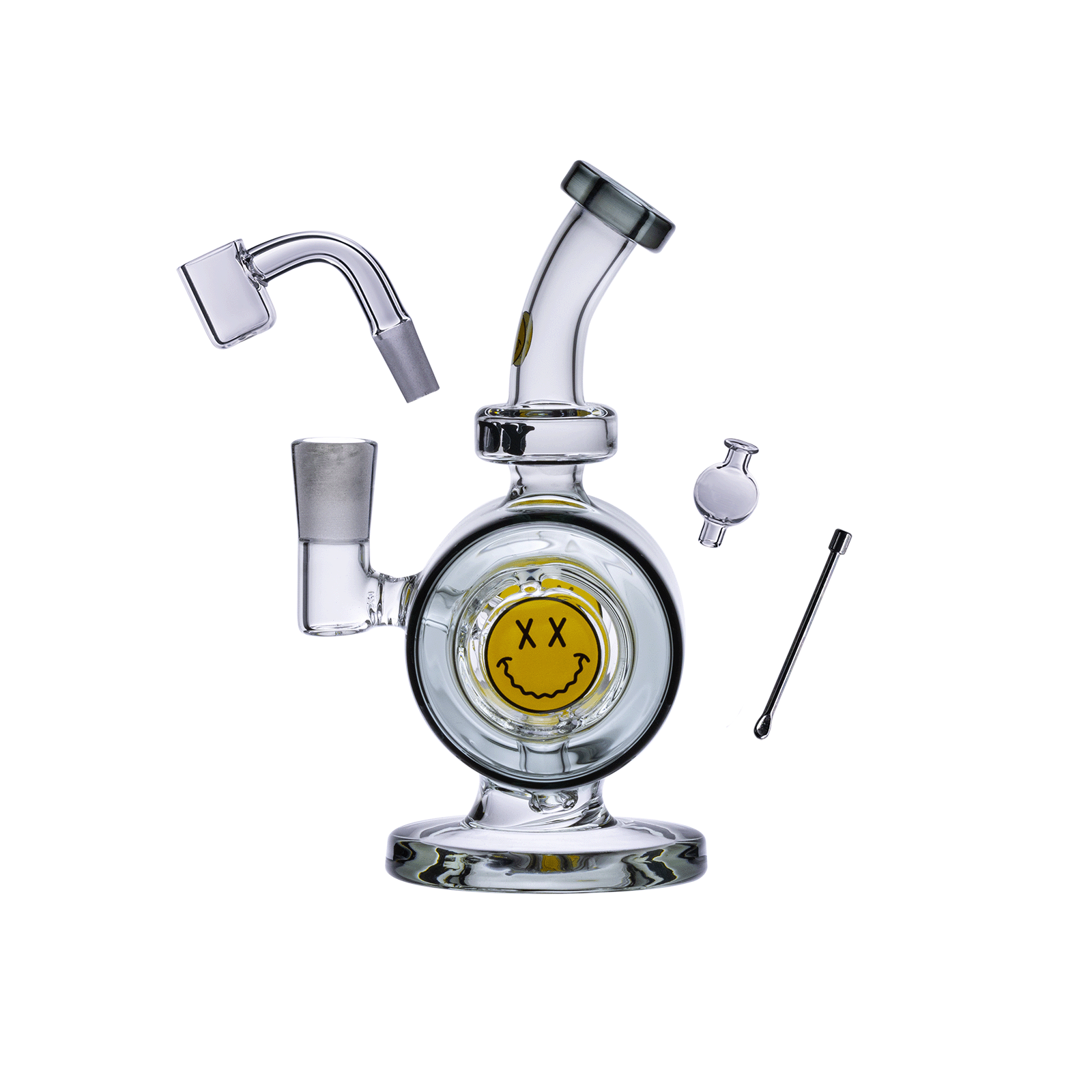 Goody Glass - Spin Cycle Mini Dab Rig 4-Piece Kit – HEMPER