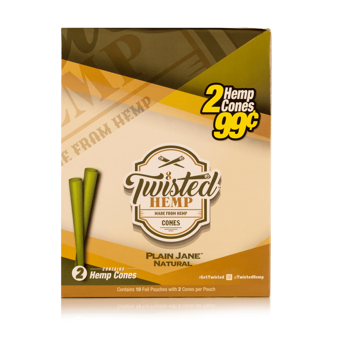 Twisted Hemp - Hemp Cones - HEMPER