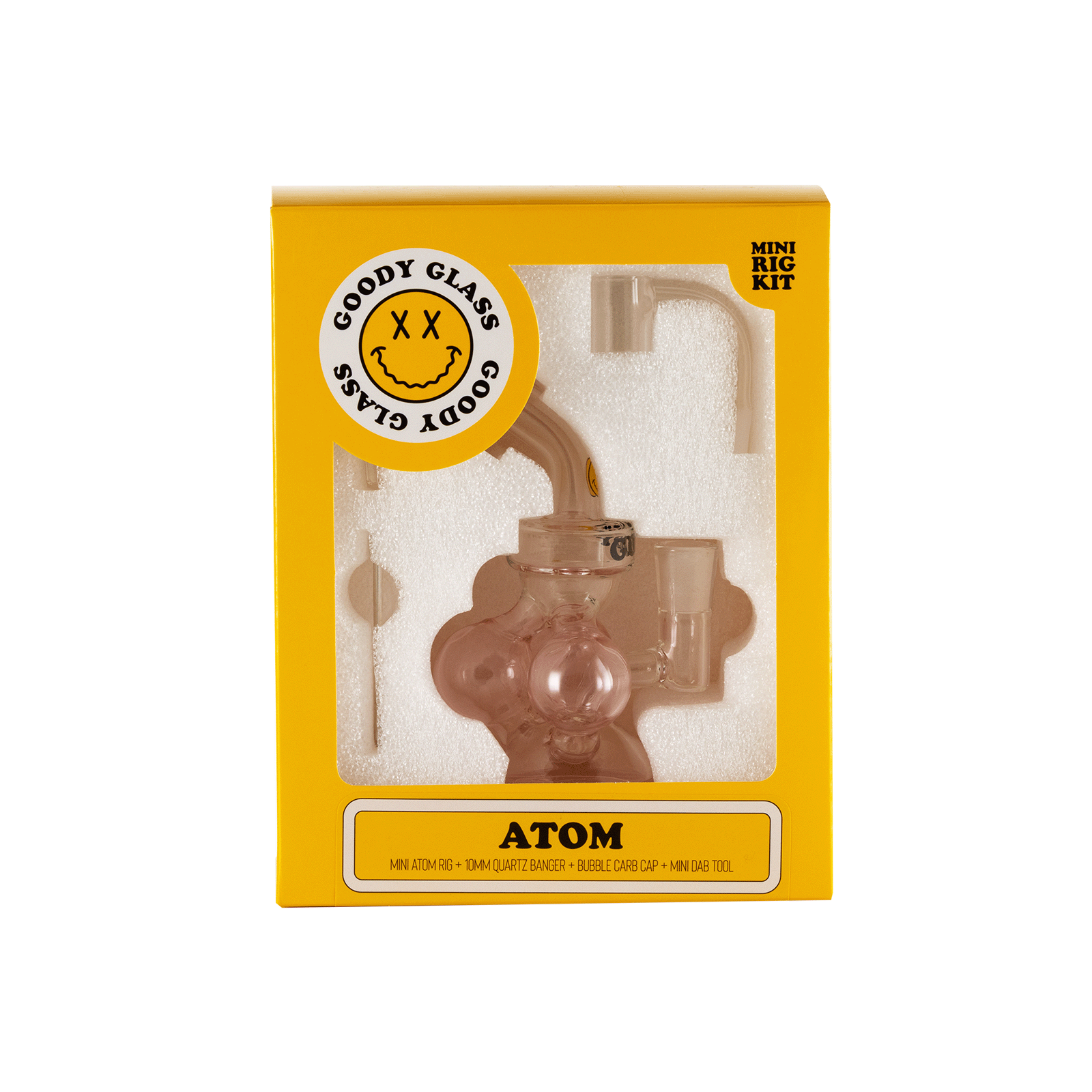 Goody Glass - Atom Mini Dab Rig 4-Piece Kit - HEMPER