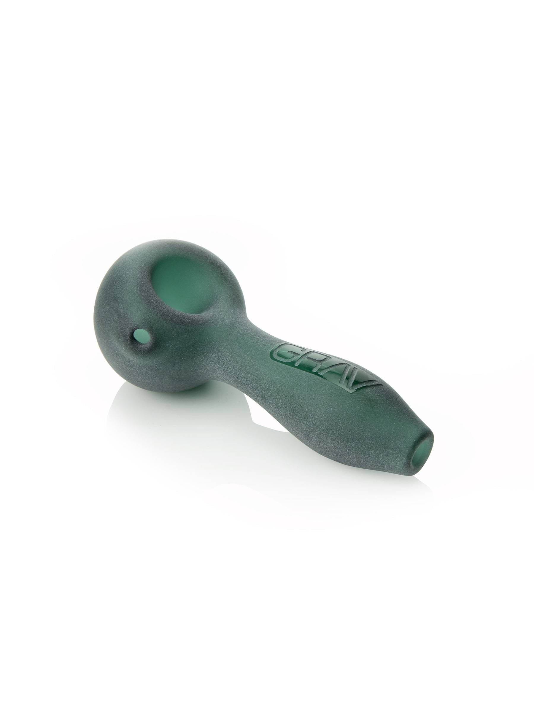 GRAV - 4" Sandblasted Spoon Pipe - HEMPER
