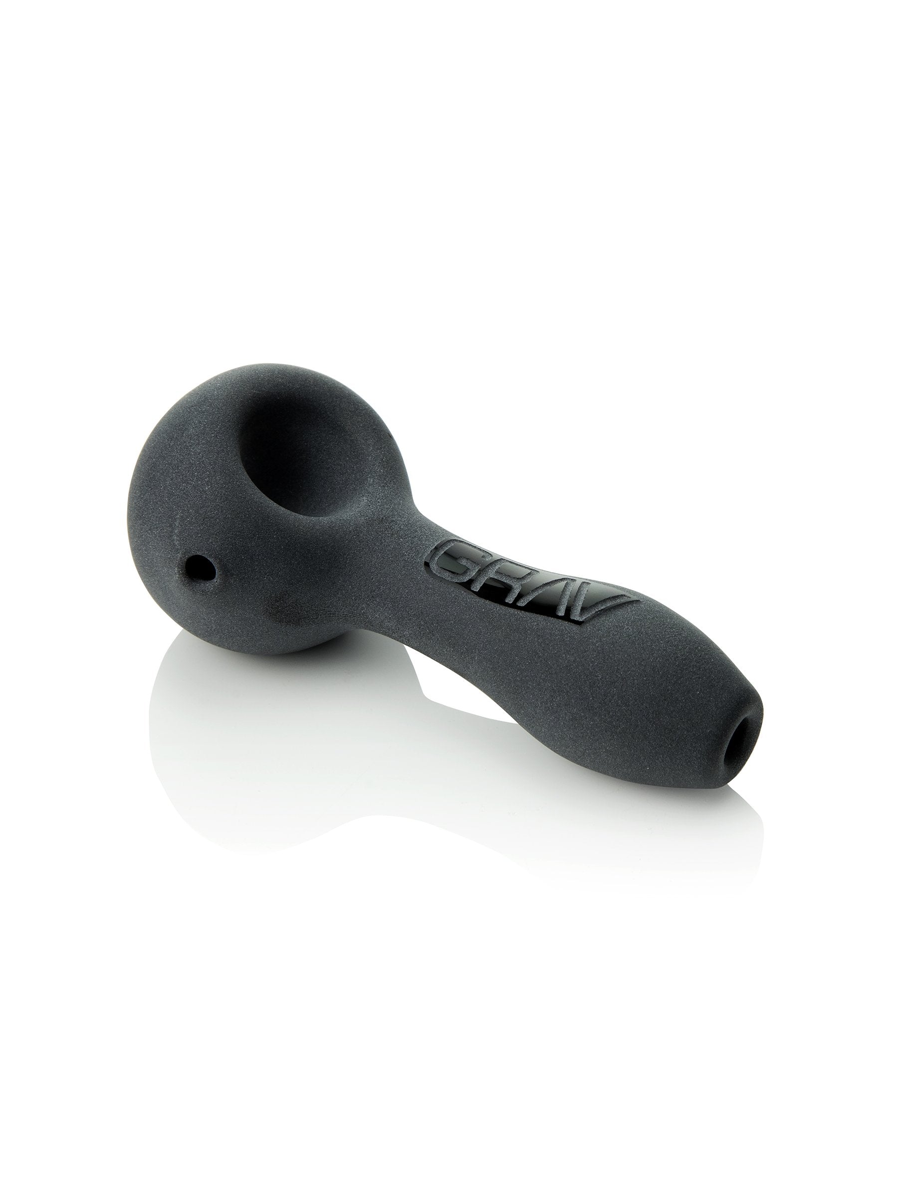 GRAV - 4" Sandblasted Spoon Pipe - HEMPER