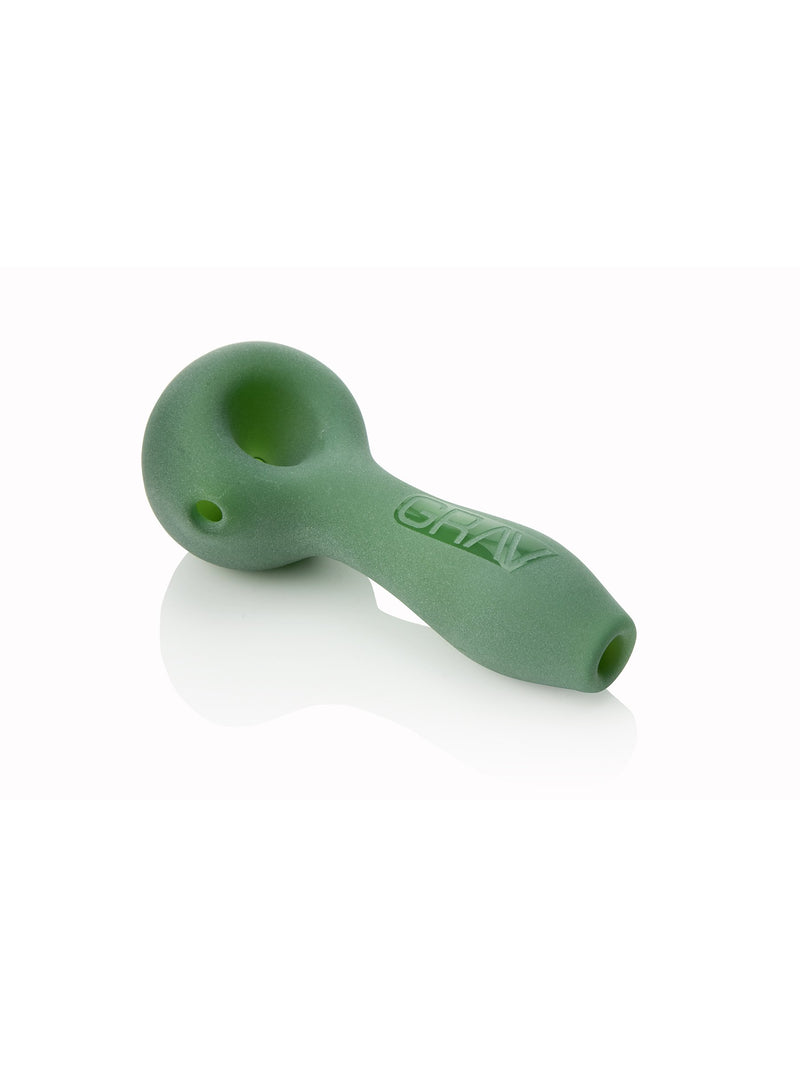 GRAV - 4" Sandblasted Spoon Pipe - HEMPER