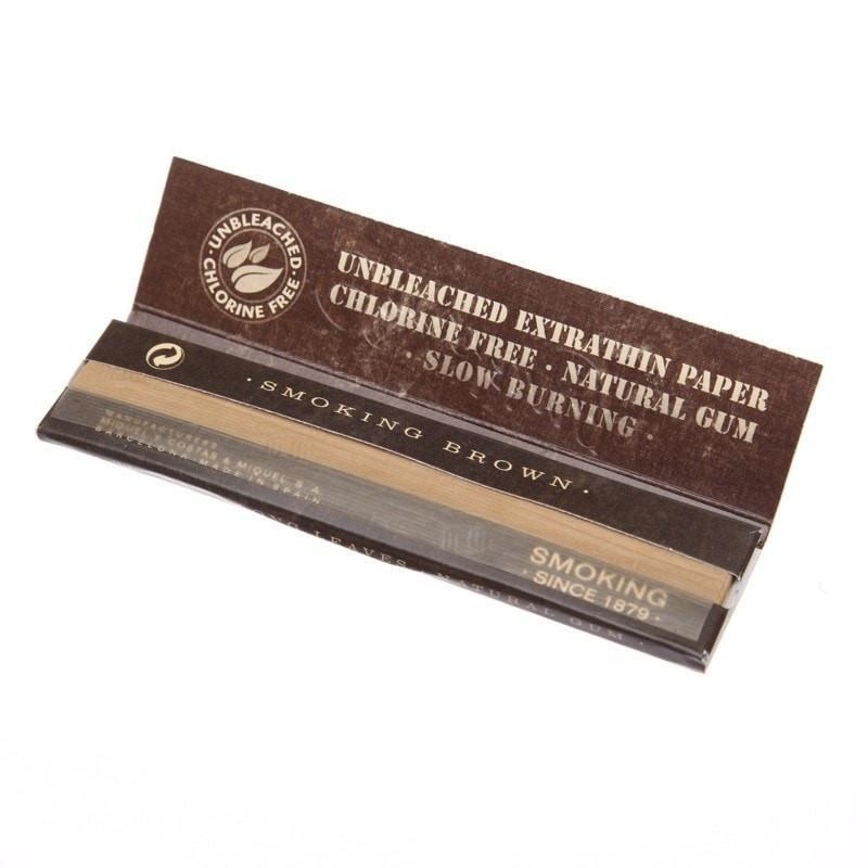 Smoking - Brown King Size Rolling Papers - HEMPER